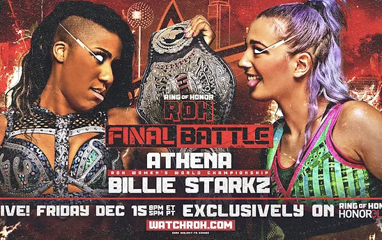 Athena talks about whether she sees herself as the Face of ROH, weekly ...