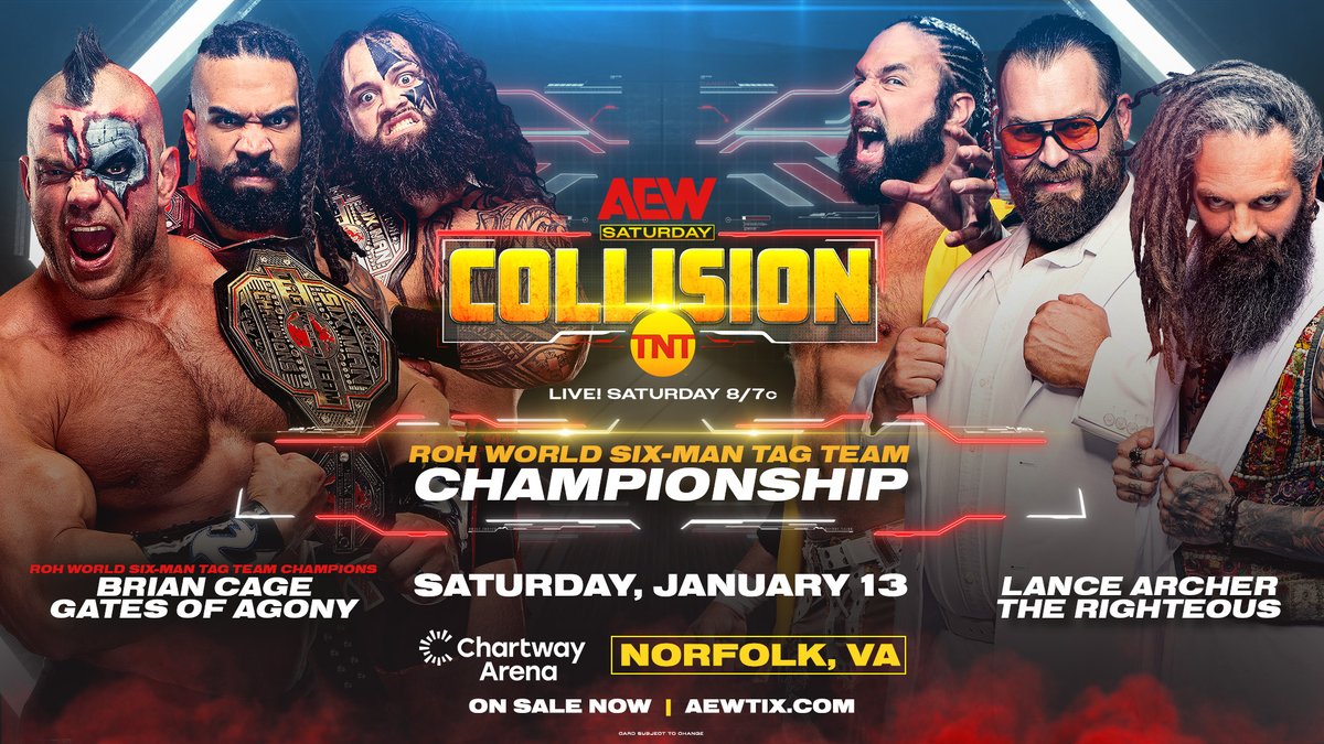 AEW COLLISION AND BATTLE OF THE BELTS IX PREVIEW (1/13): Updated announced matches, location ...