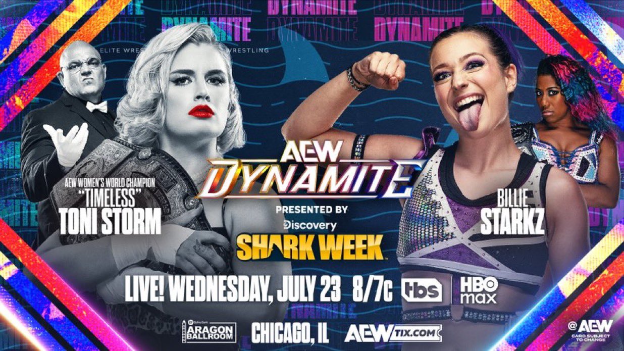 AEW DYNAMITE PREVIEW (7/23): Announced matches, location, ticket sales ...