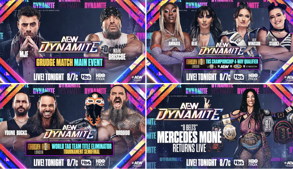 AEW Dynamite Ratings Report (8/6): Viewership and key demo data with ten-week averages and ...