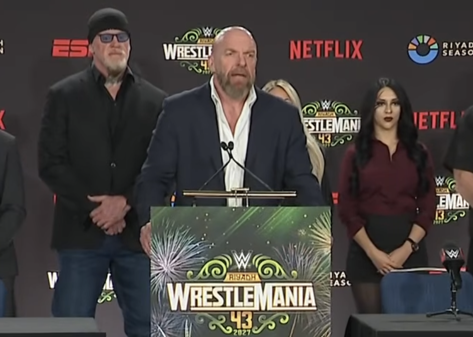 WWE announces that WrestleMania 43 in 2027 will be held live in Saudi ...