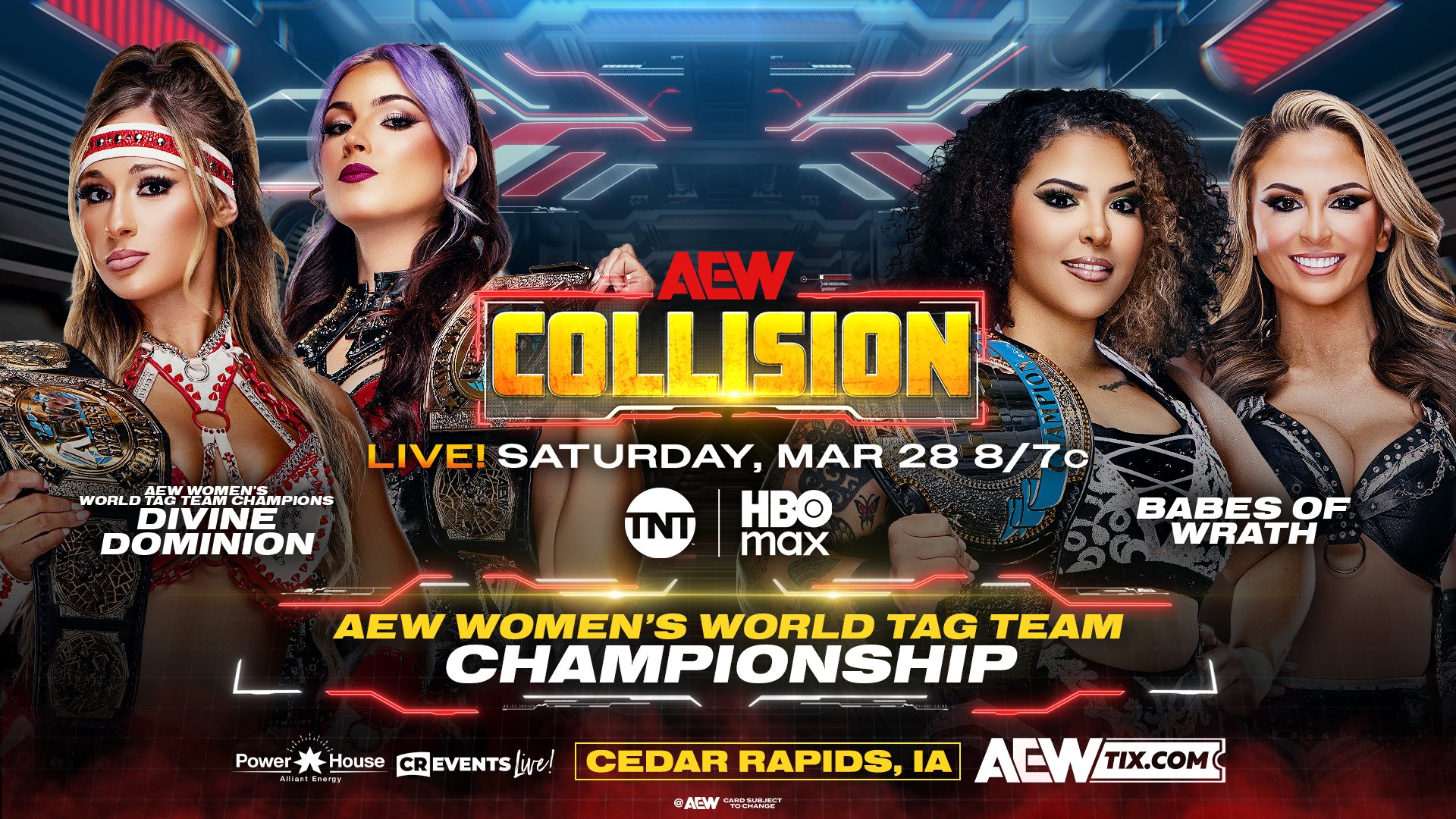 AEW COLLISION PREVIEW (3/28): Announced matches, location, ticket sales ...