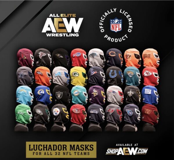 AEW announces partnership with NFL to release lucha masks for all 32 teams
